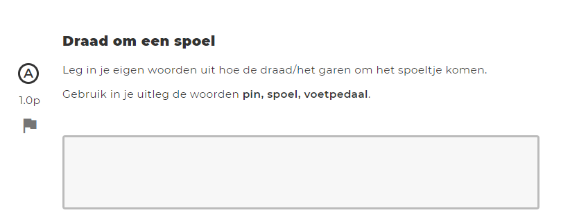 Stap 7. Open vraag construeren – Woots